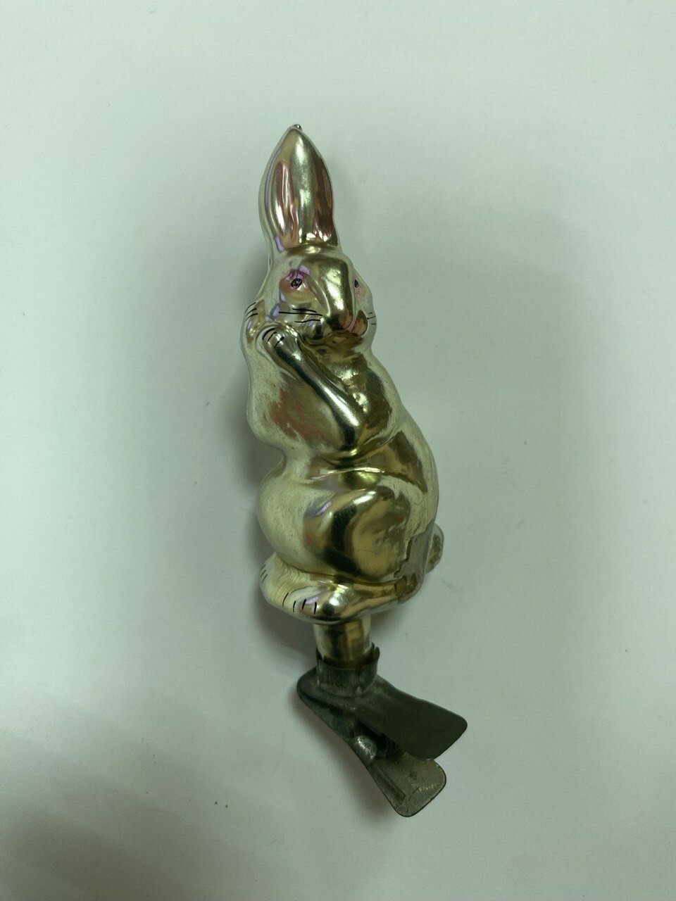 Елочная игрушка Заяц "Серая шейка"