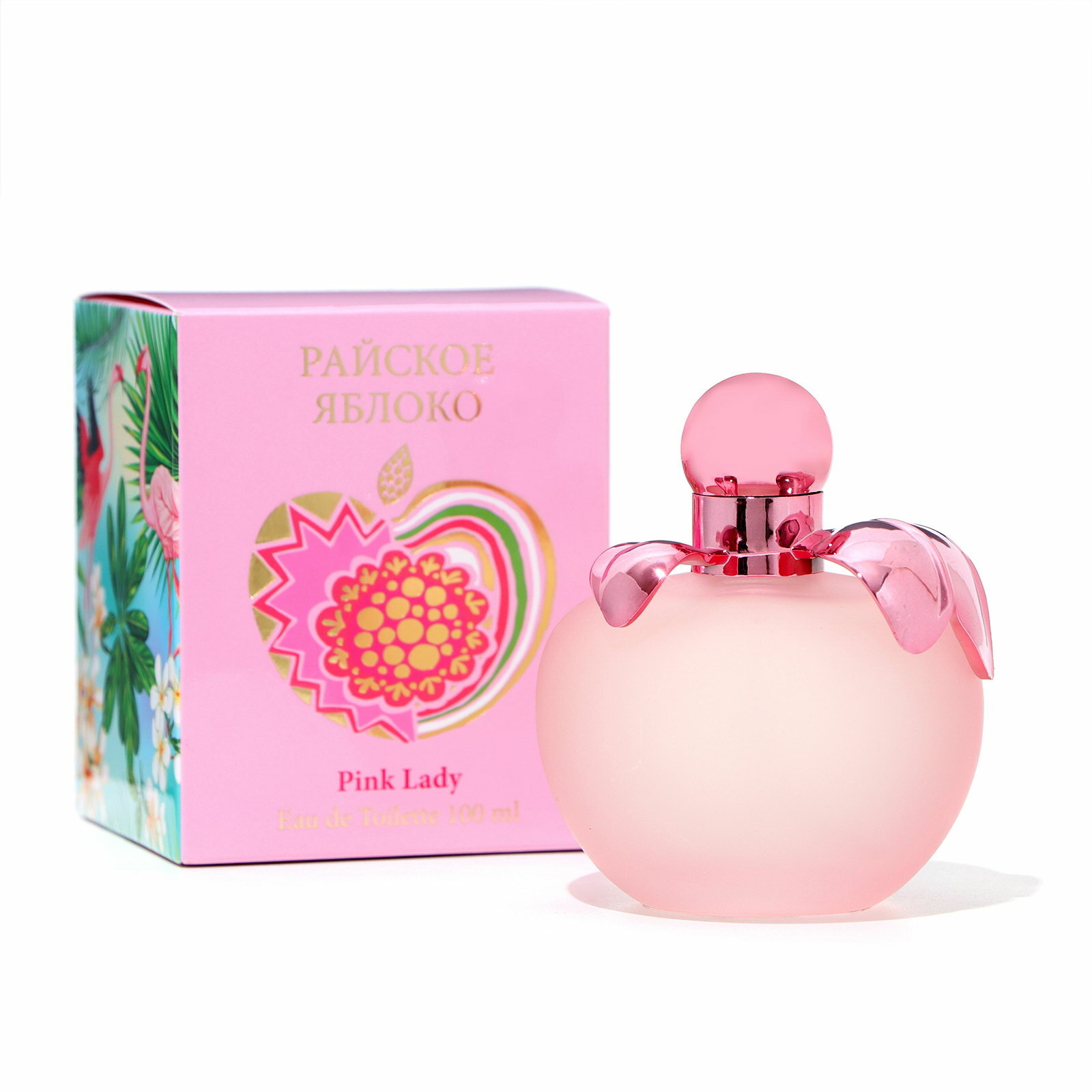 Туалетная вода женская Райское яблоко Pink Lady, 100 мл, группа ароматов: фруктовые
