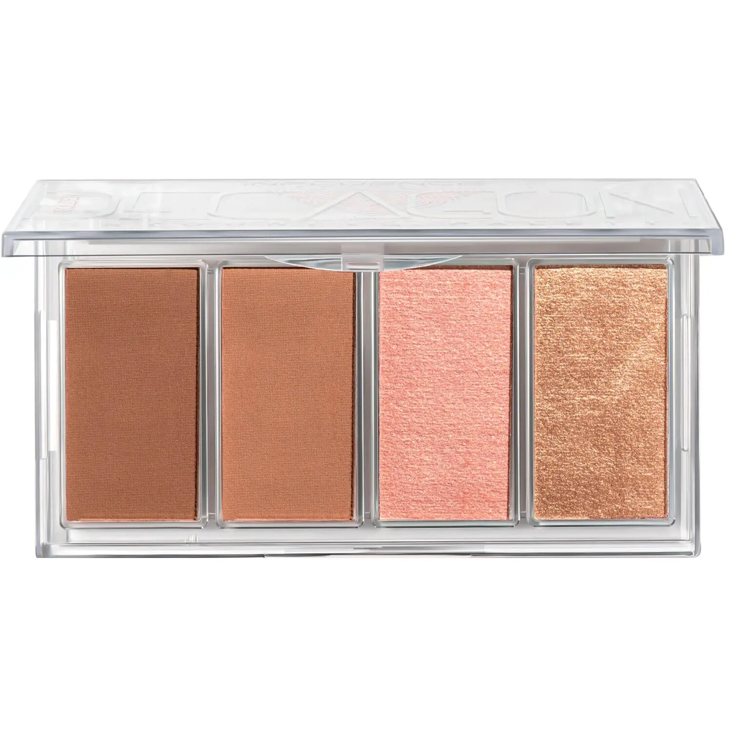 Палетка INFLUENCE beauty контуринга Golden Decagon для скульптурирования лица, 10 г