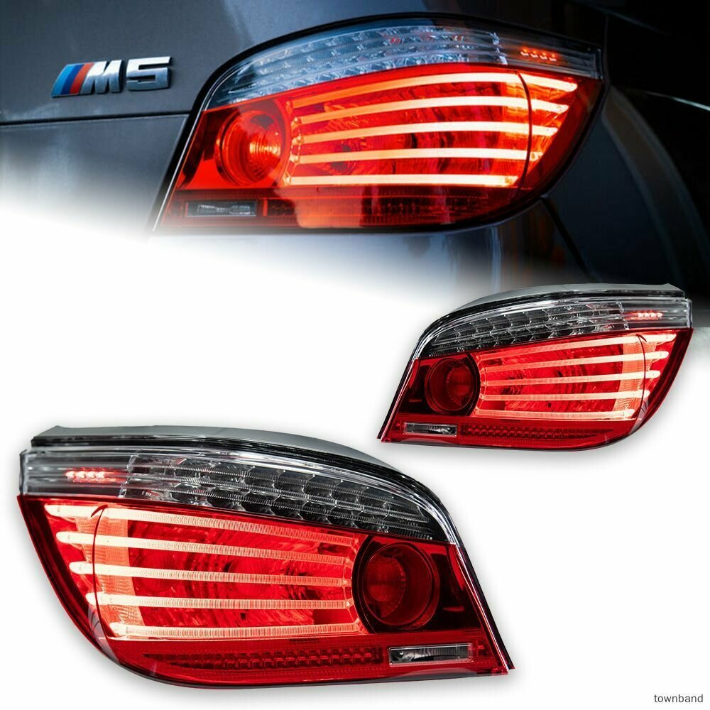 Светодиодные задние фонари для BMW 5 серии E60 2003-2006 — прямая замена задней оптики, LED фонари на заднюю часть