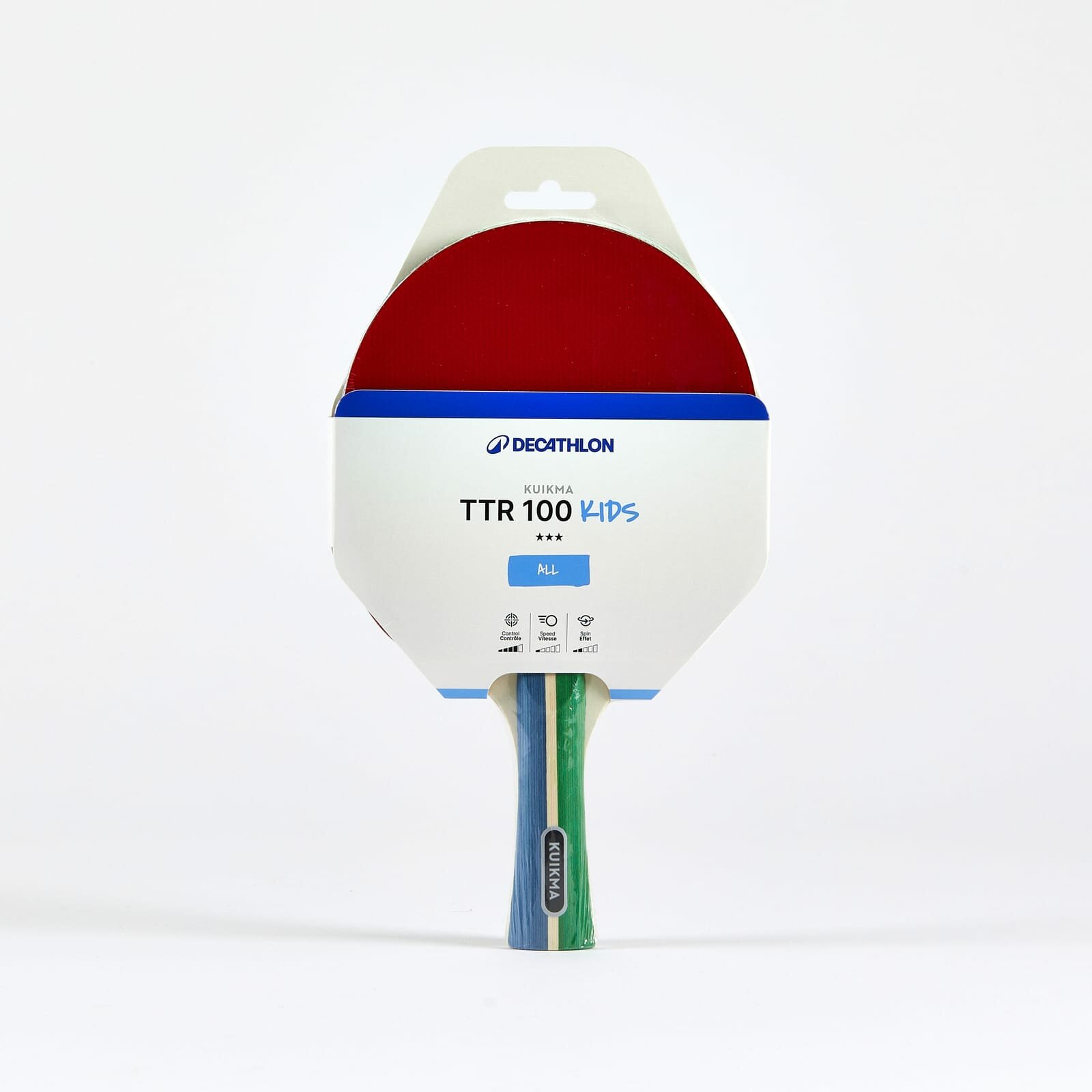 DECATHLON ракетка для настольного тенниса Decathlon pongori ttr 100 3*, универсальная, ittf, shakehand