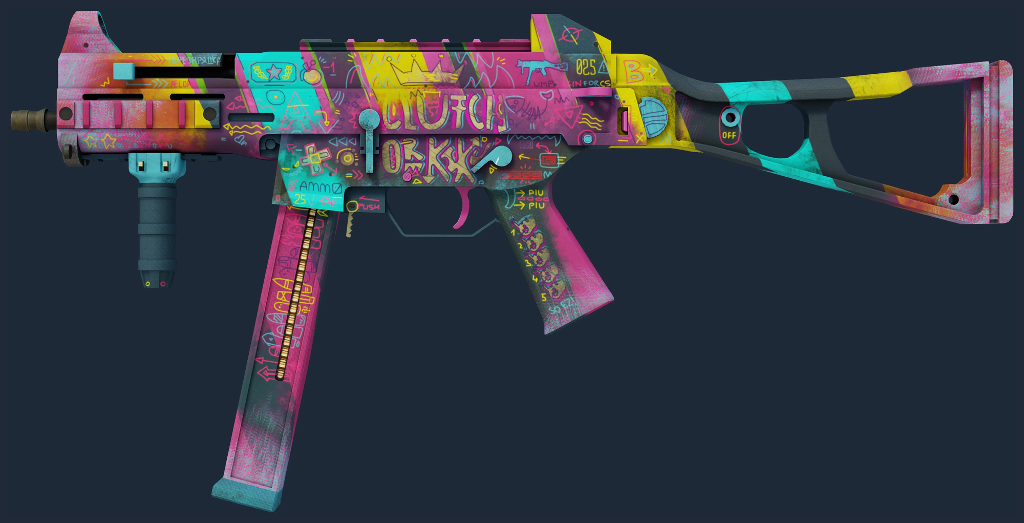 UMP-45 | Дикое дитя (После полевых испытаний) Скины CS2 с быстрой автовыдачей steam trade