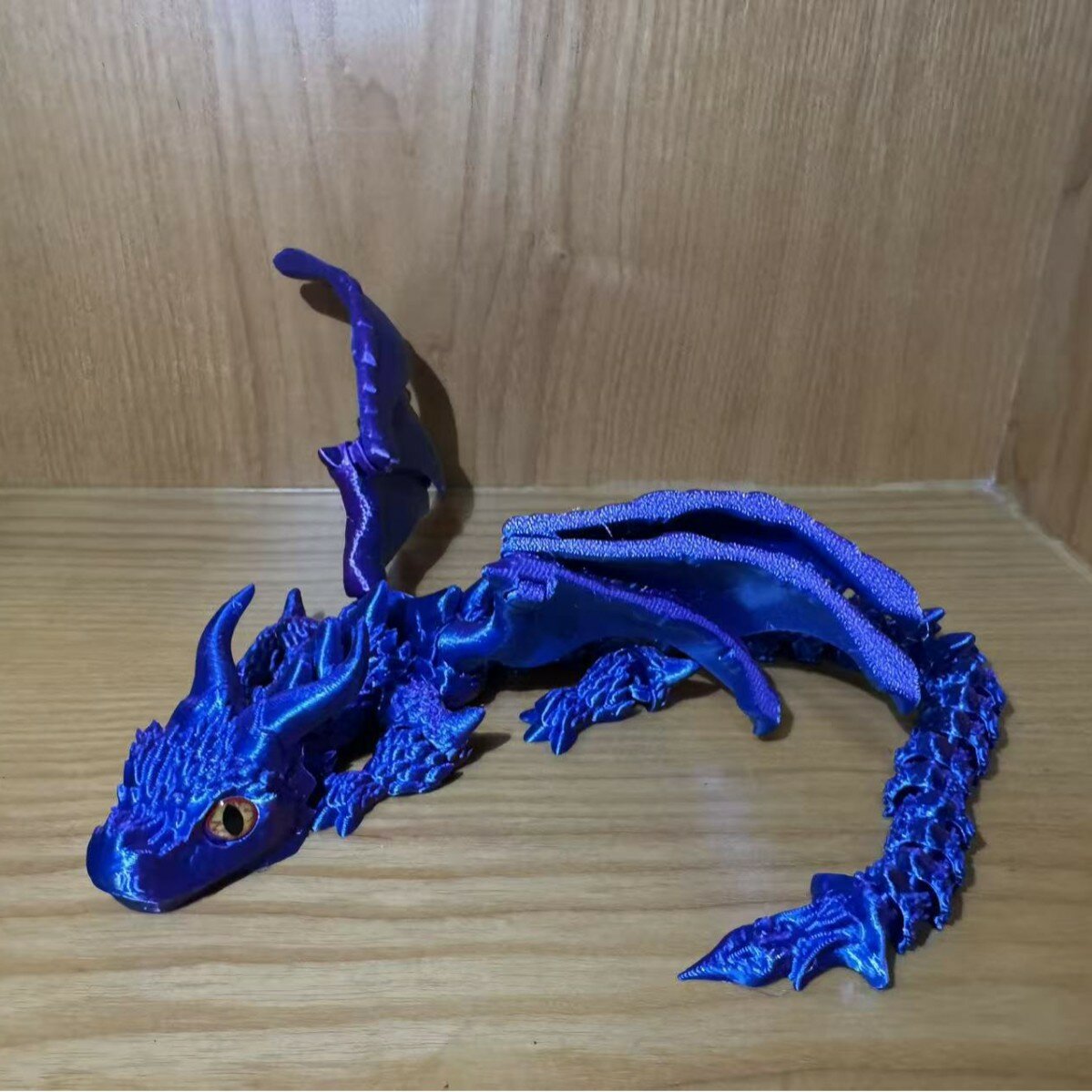 3D-печатная игрушка: большой рогатый дракон с подвижными суставами, маленькая игрушка для уличной торговли, декоративное изделие, сувенир, хит трансграничных продаж.