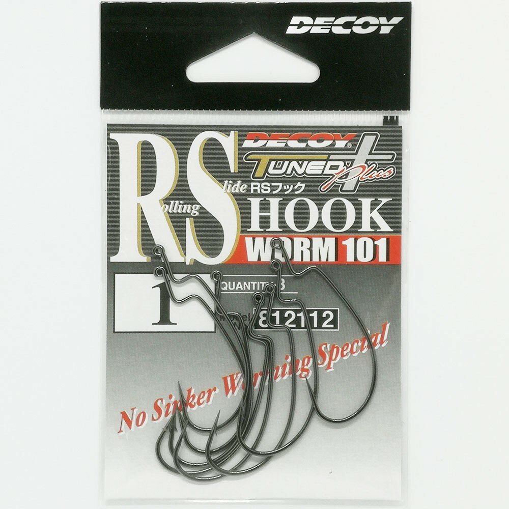 Крючок Decoy офсетный Worm 101 #1 (8 шт.)