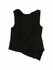 Топ ROHE Asymmetric draped top, размер 38, черный