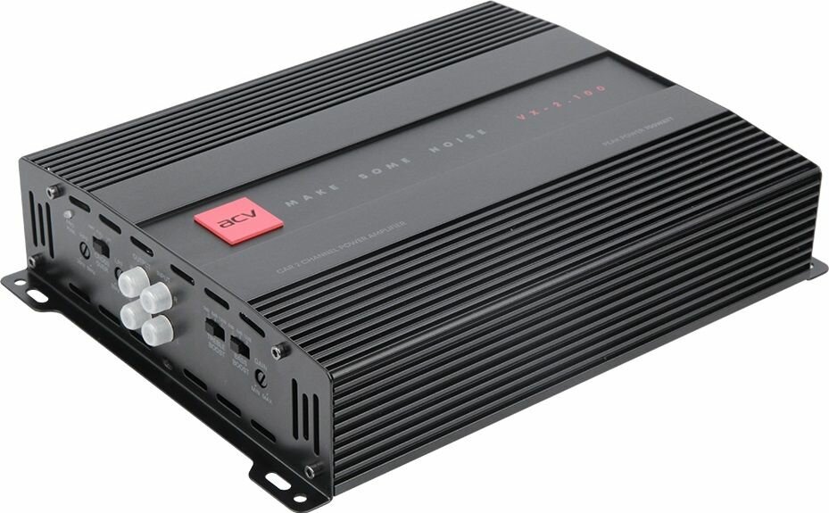 Усилитель автомобильный ACV Vх-2.100, двухканальный, выходная мощность 100 Вт (38206)