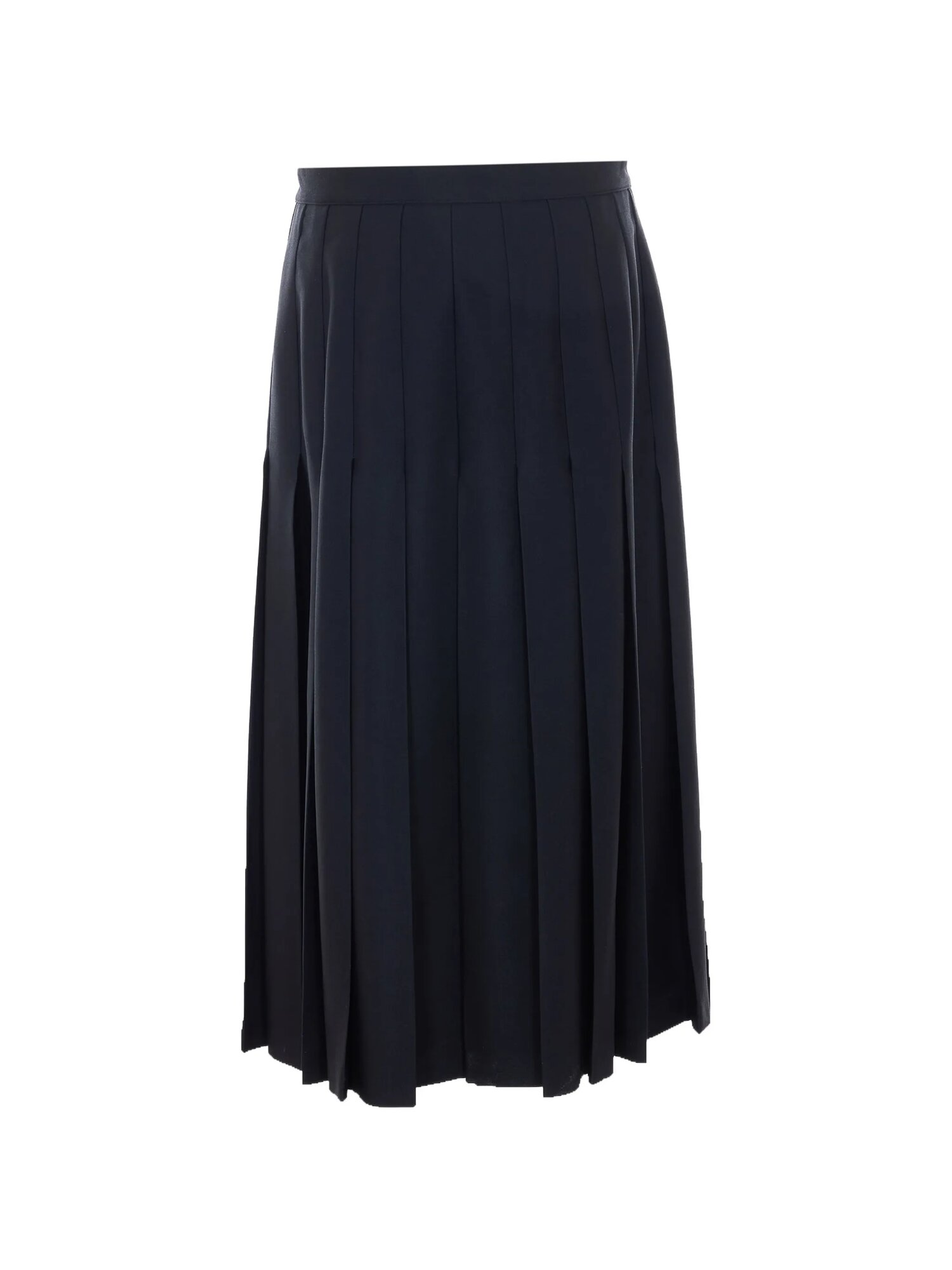 Юбка Chloe Pleated midi skirt, размер 38, черный — фото 1