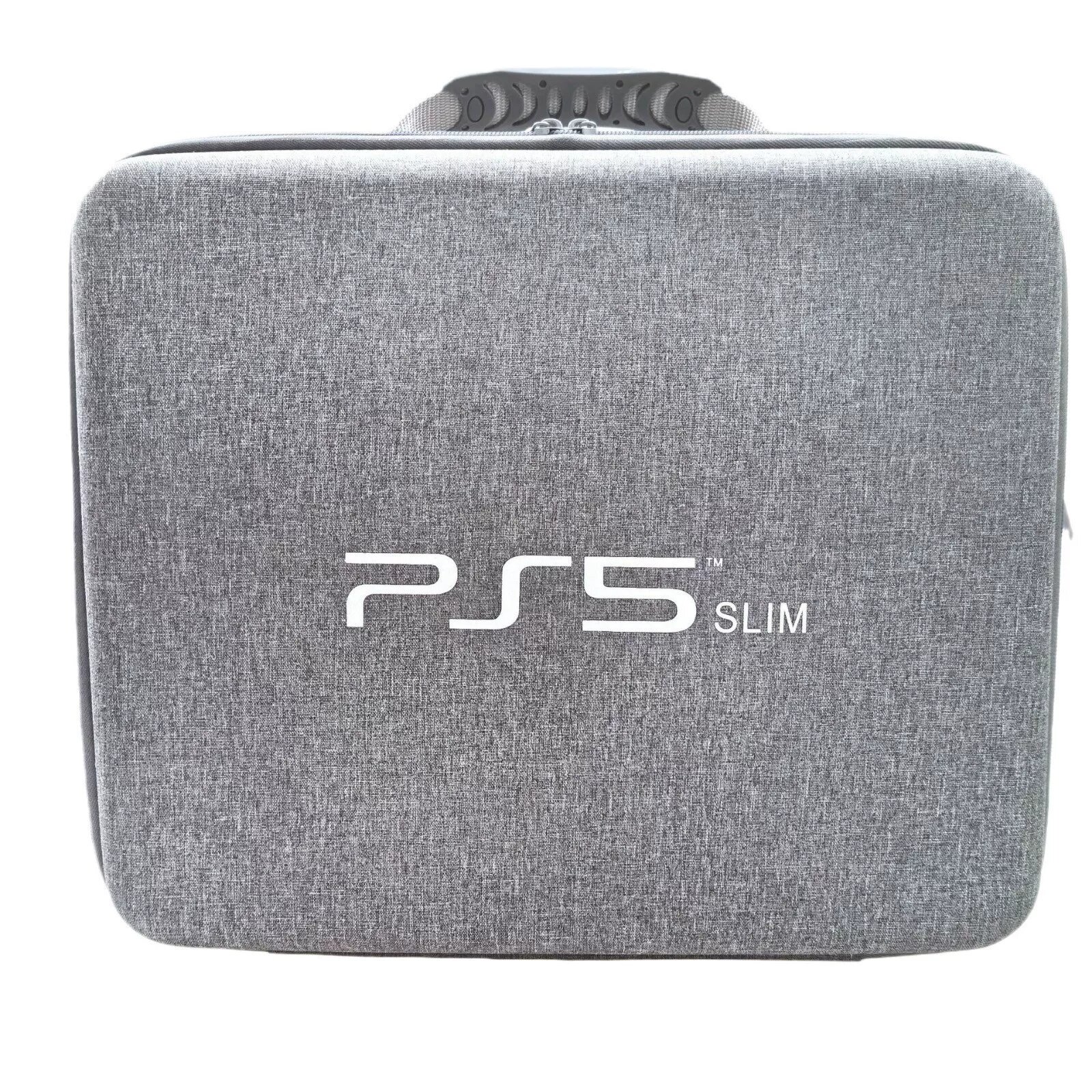 Жесткий чехол-коробка для PS5 Slim, серый, пыленепроницаемый дизайн