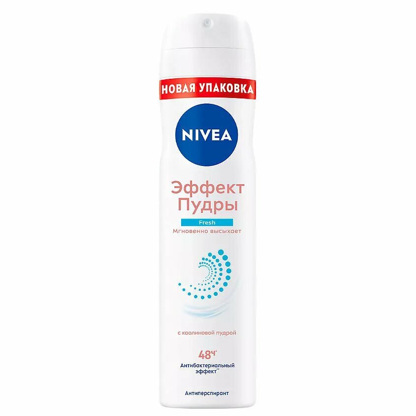 Дезодорант-антиперспирант Nivea спрей "Эффект Пудры" Fresh, 150 мл