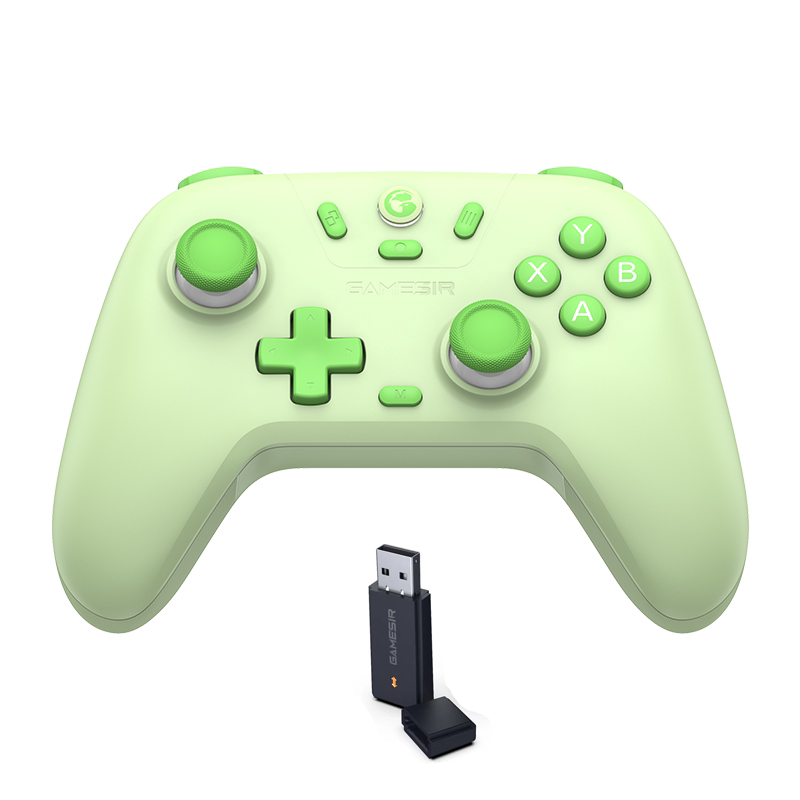 GameSir Starlight беспроводной геймпад с приемником для Xbox, PC, Steam, Bluetooth и Nintendo Switch — мятный зеленый