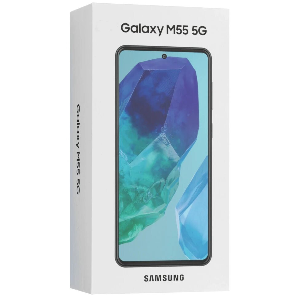 6.7" Смартфон Samsung Galaxy M55 8/128 ГБ, 2400x1080, Super AMOLED Plus, 120 Гц, 5G, черный