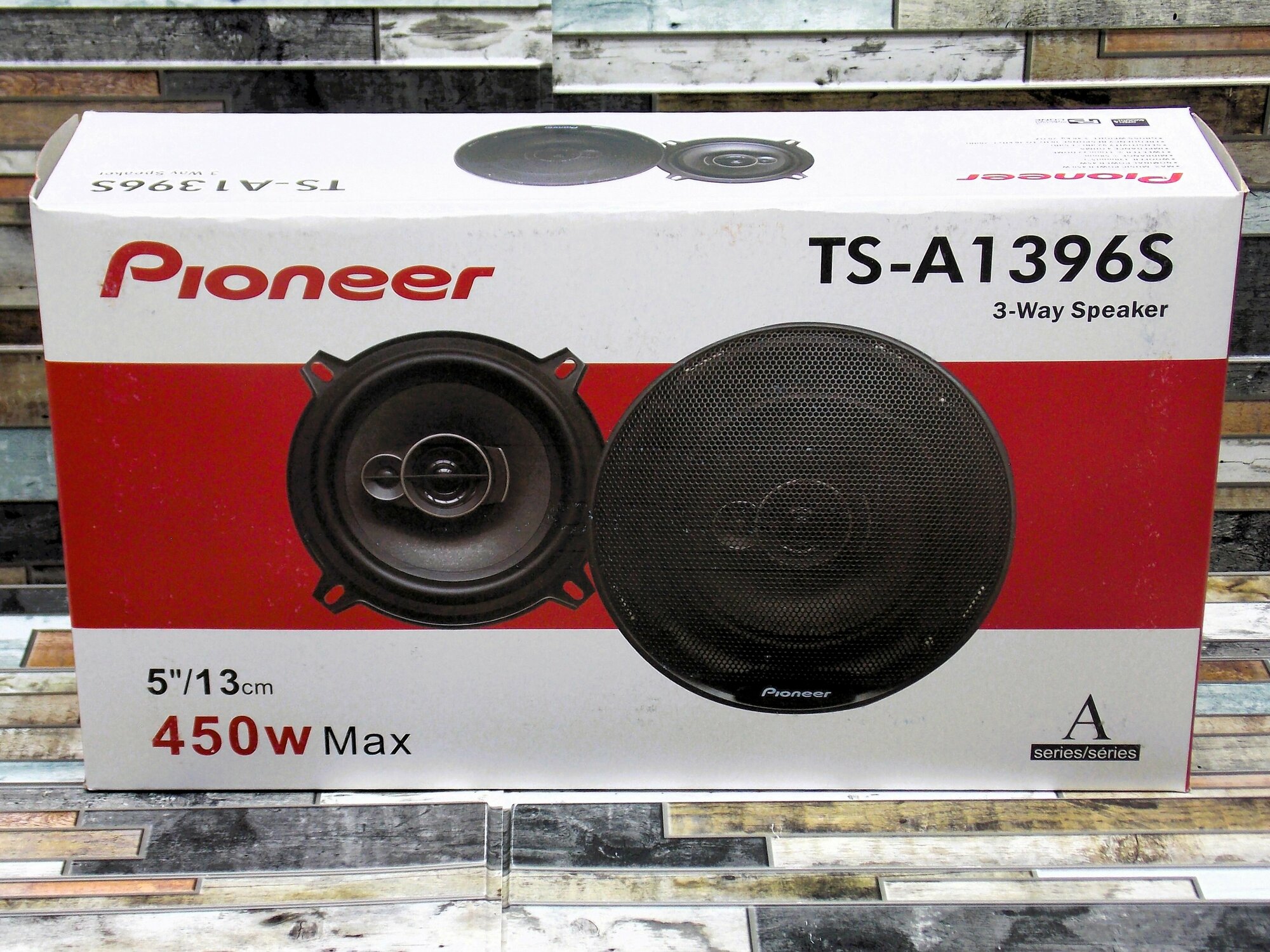 Автомобильные динамики Pioneer TS-A1396, 2 полосы, 450Вт, 13см, комплект из 2шт, с защитными сетками