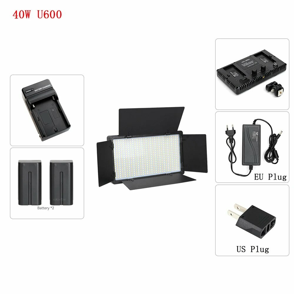 SZKOSTON U600 Kit 5 двухцветный светодиодный светильник