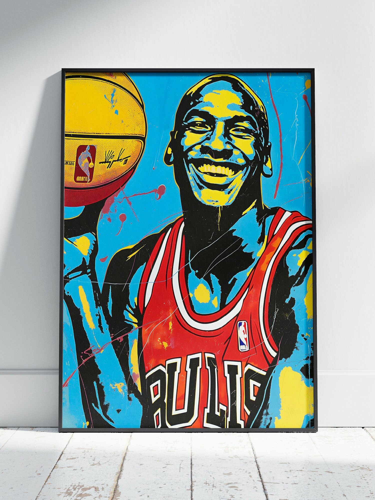 Плакат на стену для интерьера Майкл Джордан (Michael Jordan 3) - Постер по спорту и физической активности формата A3 (30x42 см)