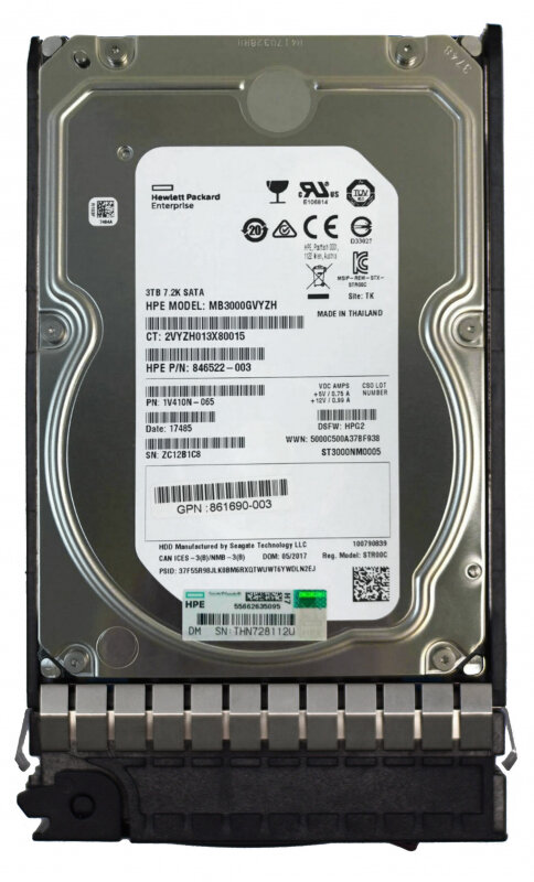 Жесткий диск HP MB3000GVYZH 3Tb 7200 SATAIII 3.5" HDD