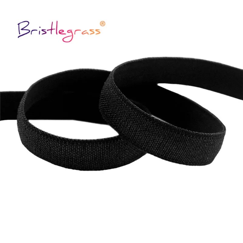 Черная эластичная лента Bristlegress 10 мм, 2 ярда