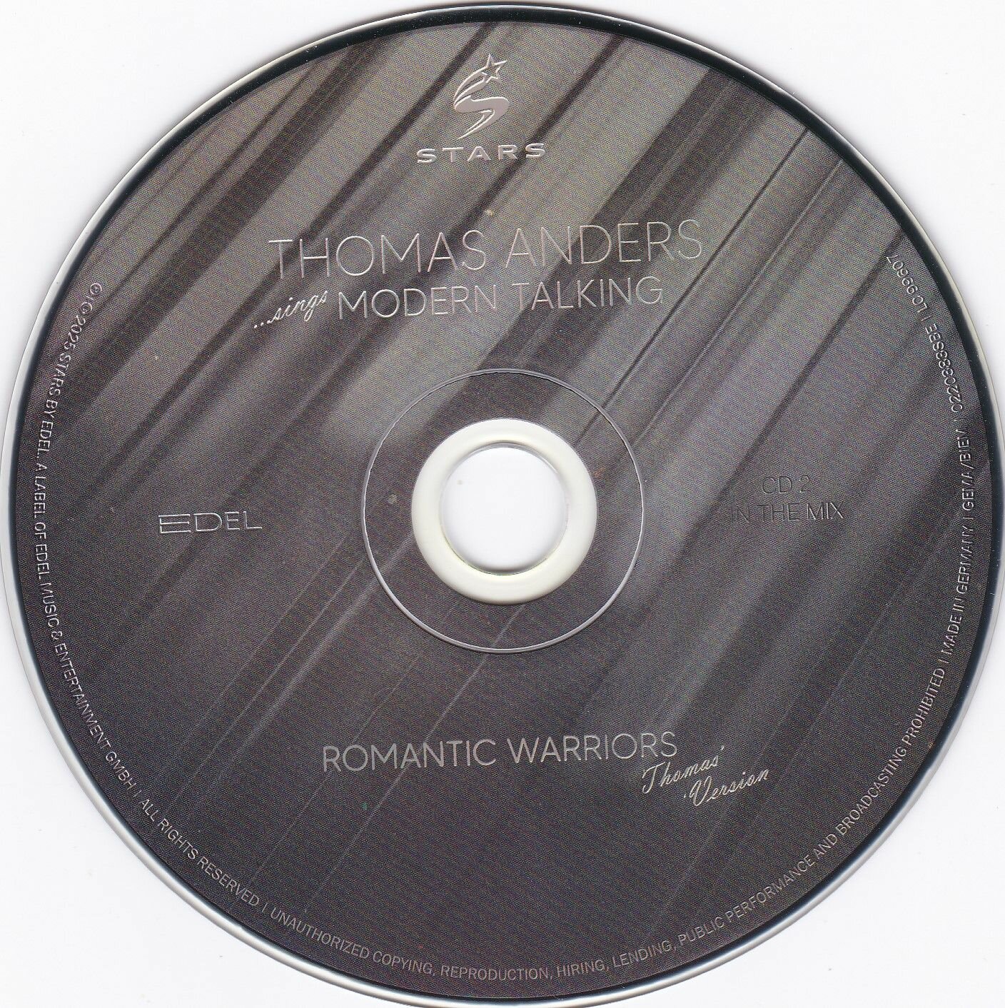 THOMAS ANDERS, (2-CD) Romantic Warrior (Thomas' Version), 20 page, CD-Аудио — фото 1