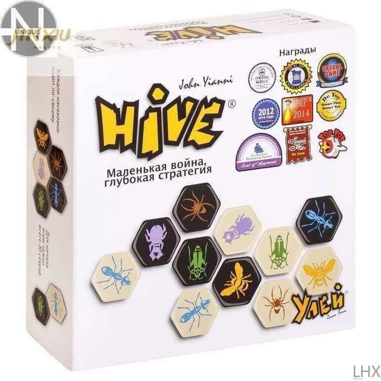 Настольная игра Улей (Hive) Elegant для двоих, 10-20 мин, Китай