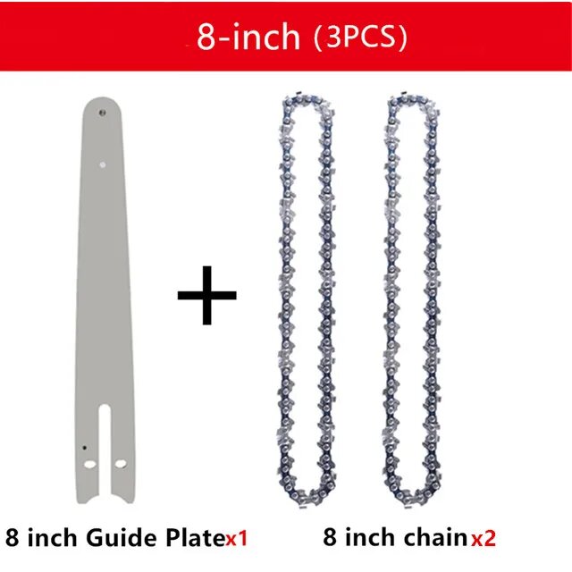 Цепи и направляющие для электропилы 8-inch (3PCS)