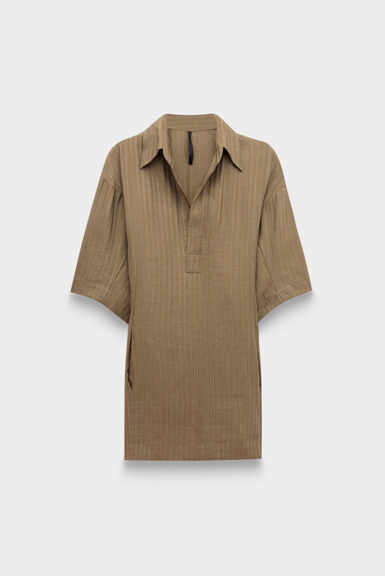 Платье Petar Petrov true nature dress s26td12 military для женщин цвет оливковый размер 46