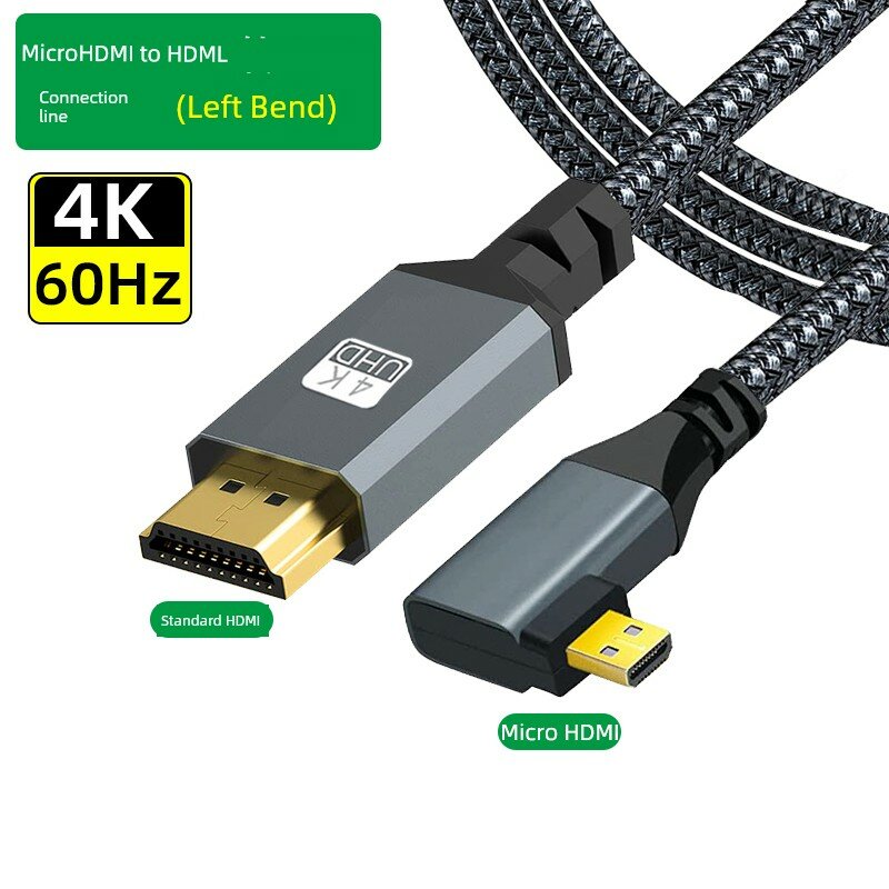 Кабель HDMI высокой четкости, версия 2.0, 4K при 60 Гц, мини-HDMI, для подключения компьютерной видеокарты, камеры к