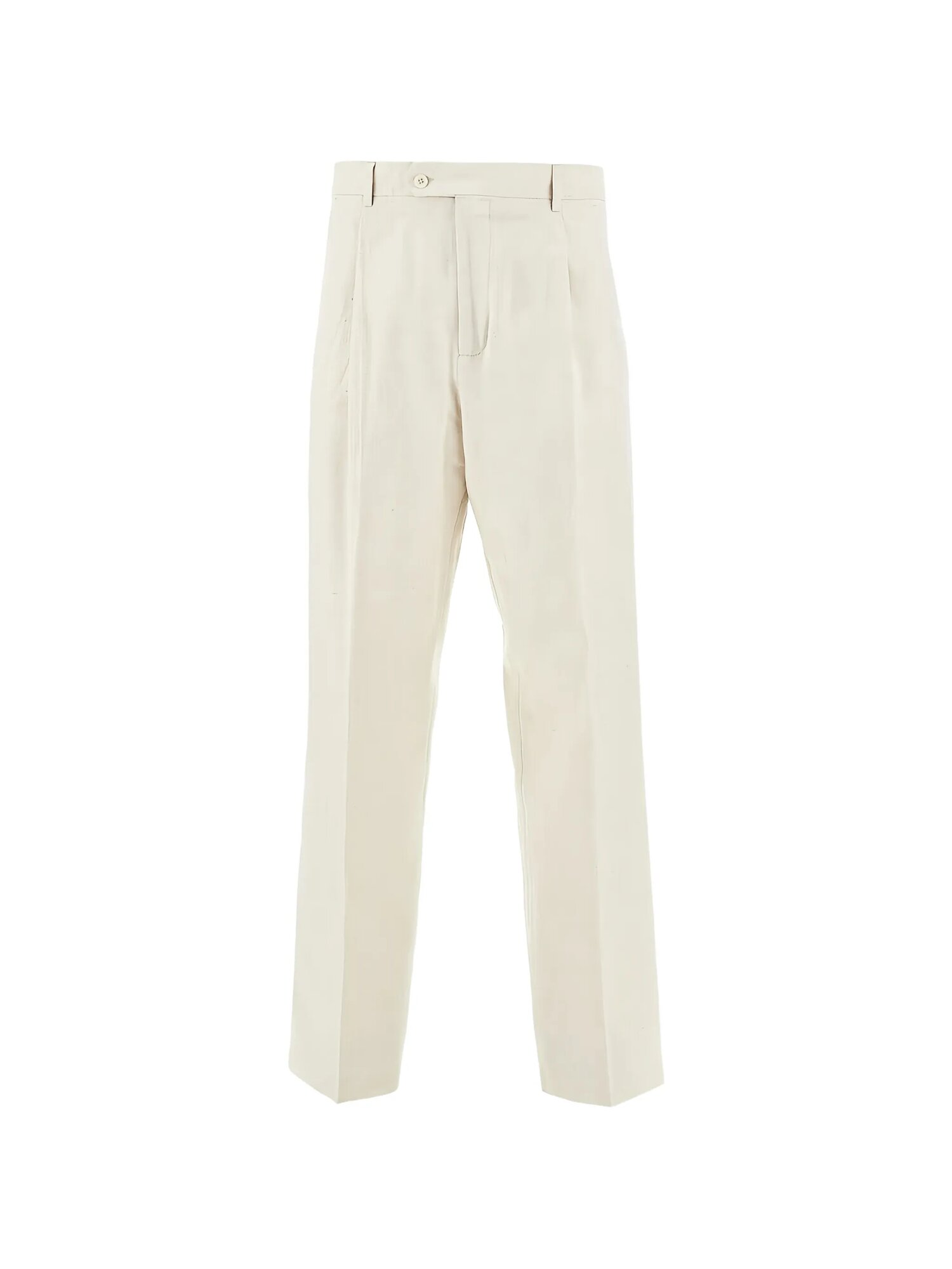 Брюки Pleated slub-texture trousers
