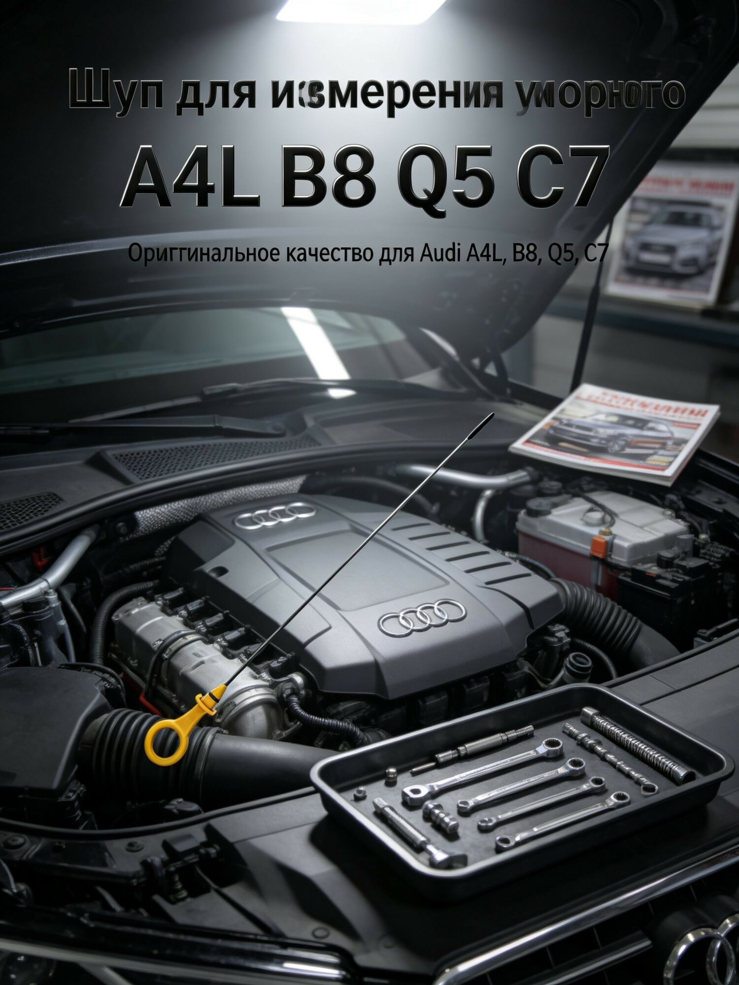 Щуп для измерения уровня моторного масла, для Audi A4L B8 Q5 C7 и Volkswagen Golf6, замена OEM 06j115611F