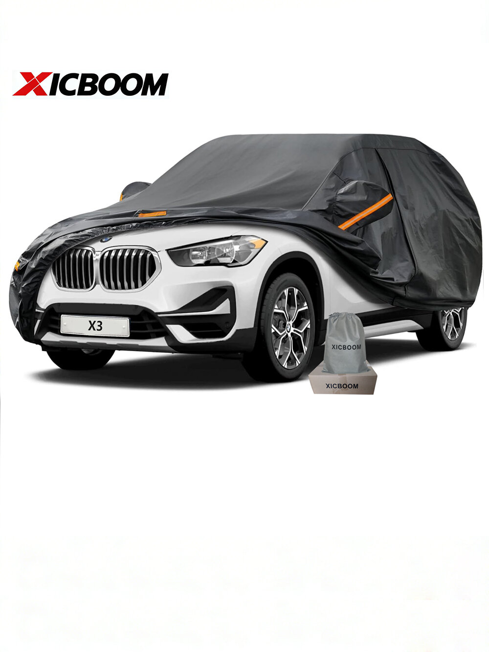XICBOOM Чехол на автомобиль BMW X3, Нетканое полотно, Хлопок, 1 шт.