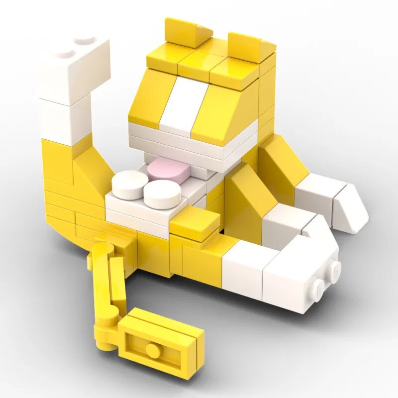 MOC животные серии кирпичи фигурки кошек DIY строительные блоки детские развивающие игрушки для детей подарок на день рождения