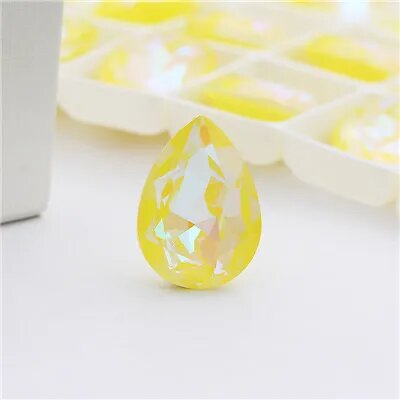 Кристаллы 10X14mm, Sunflower MI, 10шт