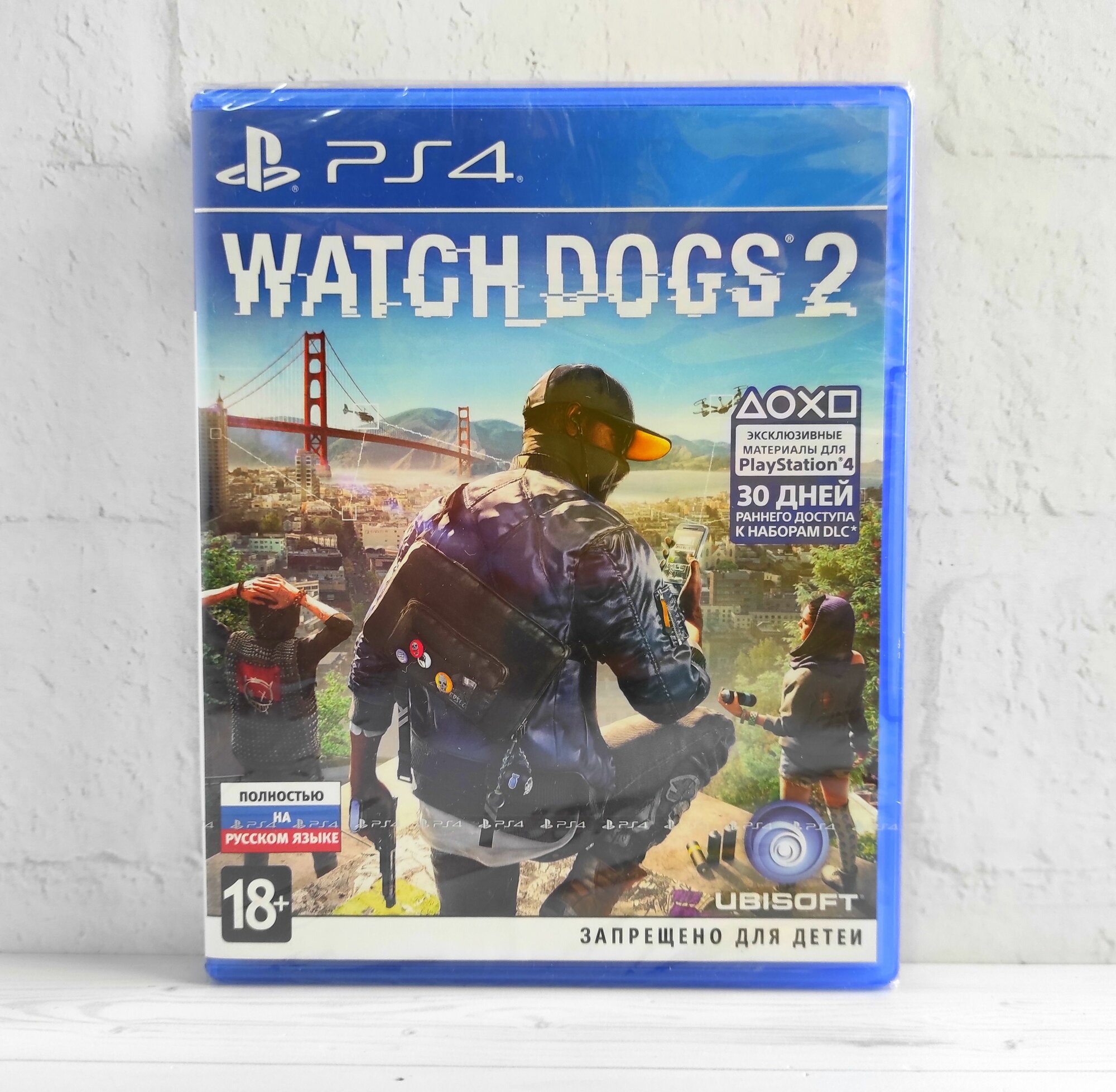 Watch Dogs 2 Полностью на русском включая обложку CUSA 04295 Видеоигра на диске PS4 / PS5