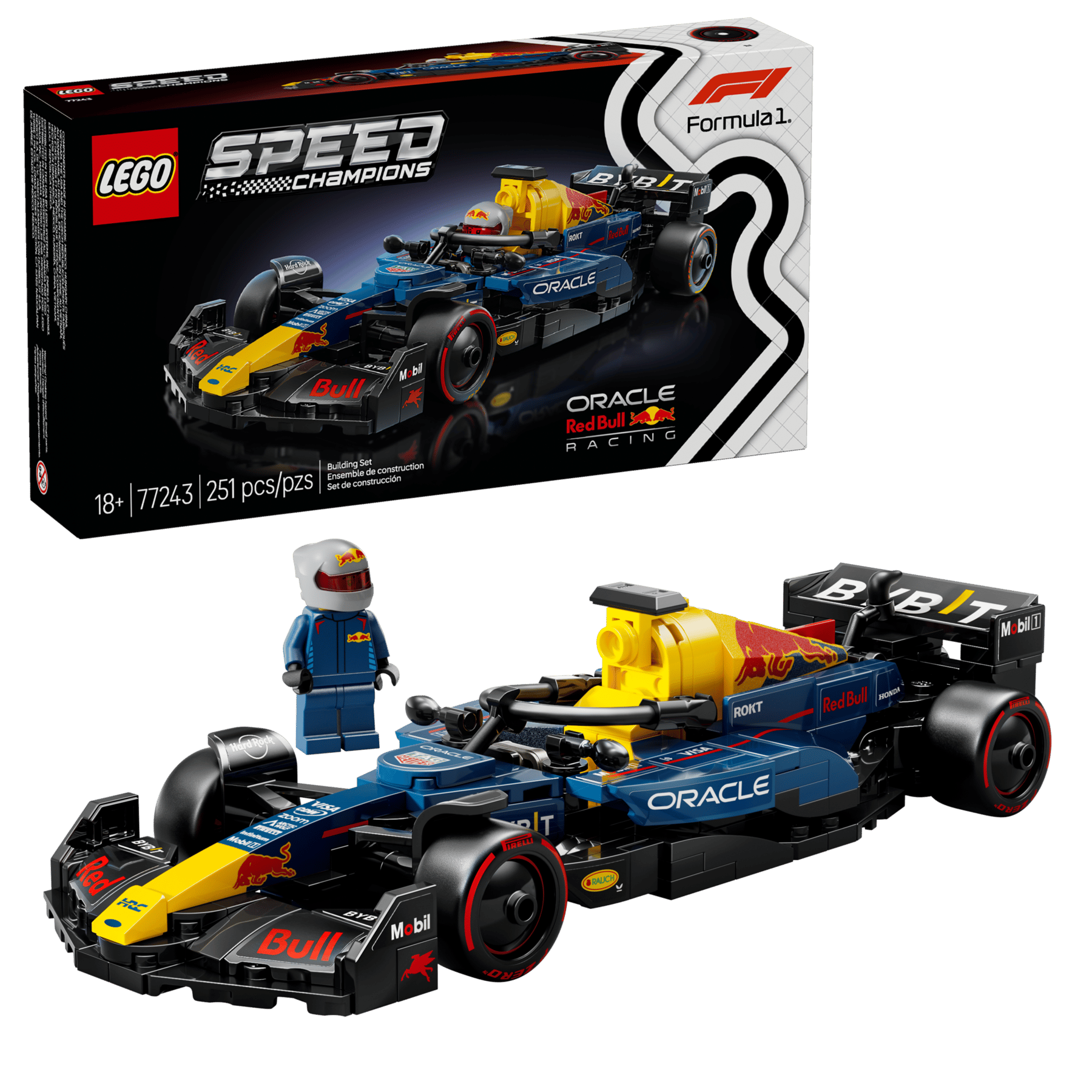 Конструктор LEGO Speed Champions 77243 Автомобиль Oracle Red Bull Racing RB20 F1®, 251 дет.