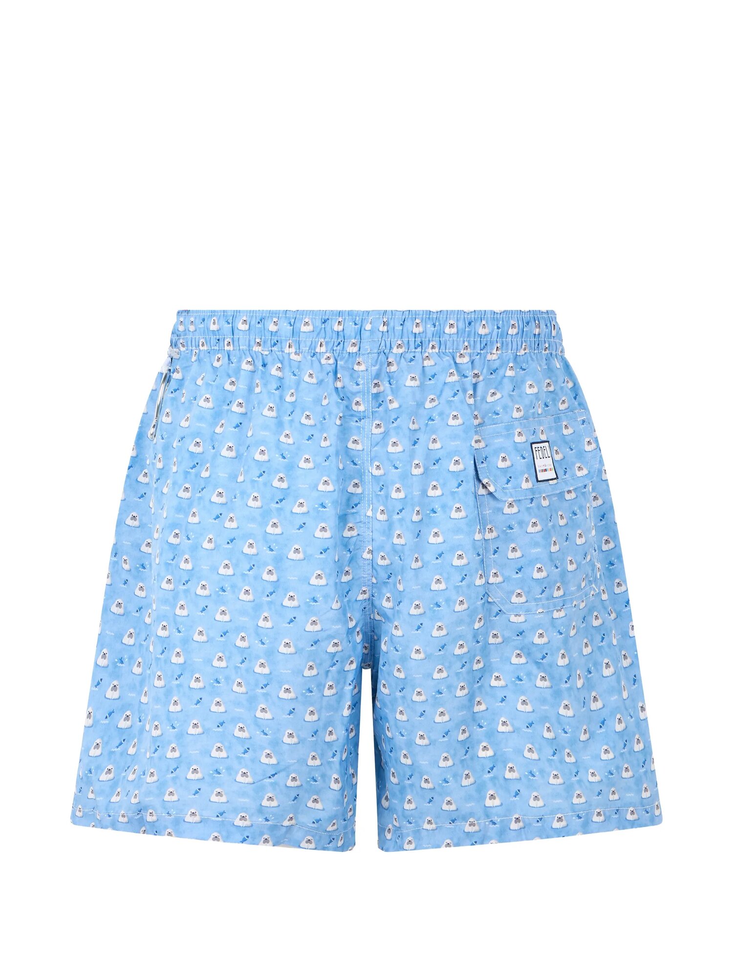 Шорты для плавания FEDELI Graphic-print drawstring swim shorts, размер 56 — фото 1
