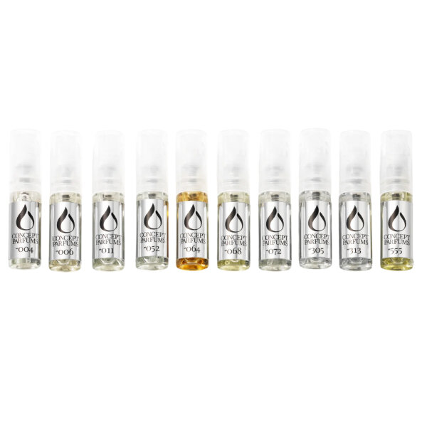Concept Parfums Унисекс Top 10 Unisex Набор пробников: п/в по мотивам ароматов 10шт по 2,5мл