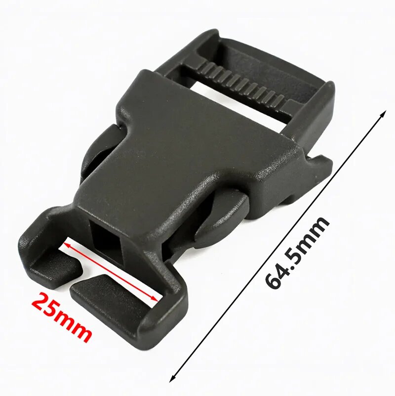 Пряжки Meetee для ремней сумок и ошейников 20/25/38 мм 10Pcs, XP345-ArmyGreen-25mm