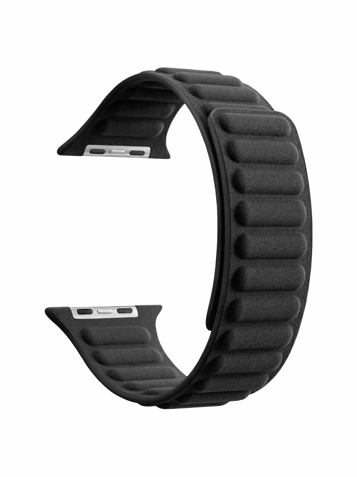 Тканевый ремешок Caweon Aurora для Apple Watch 44/45/46/49 мм DSN-34-44-BK Black