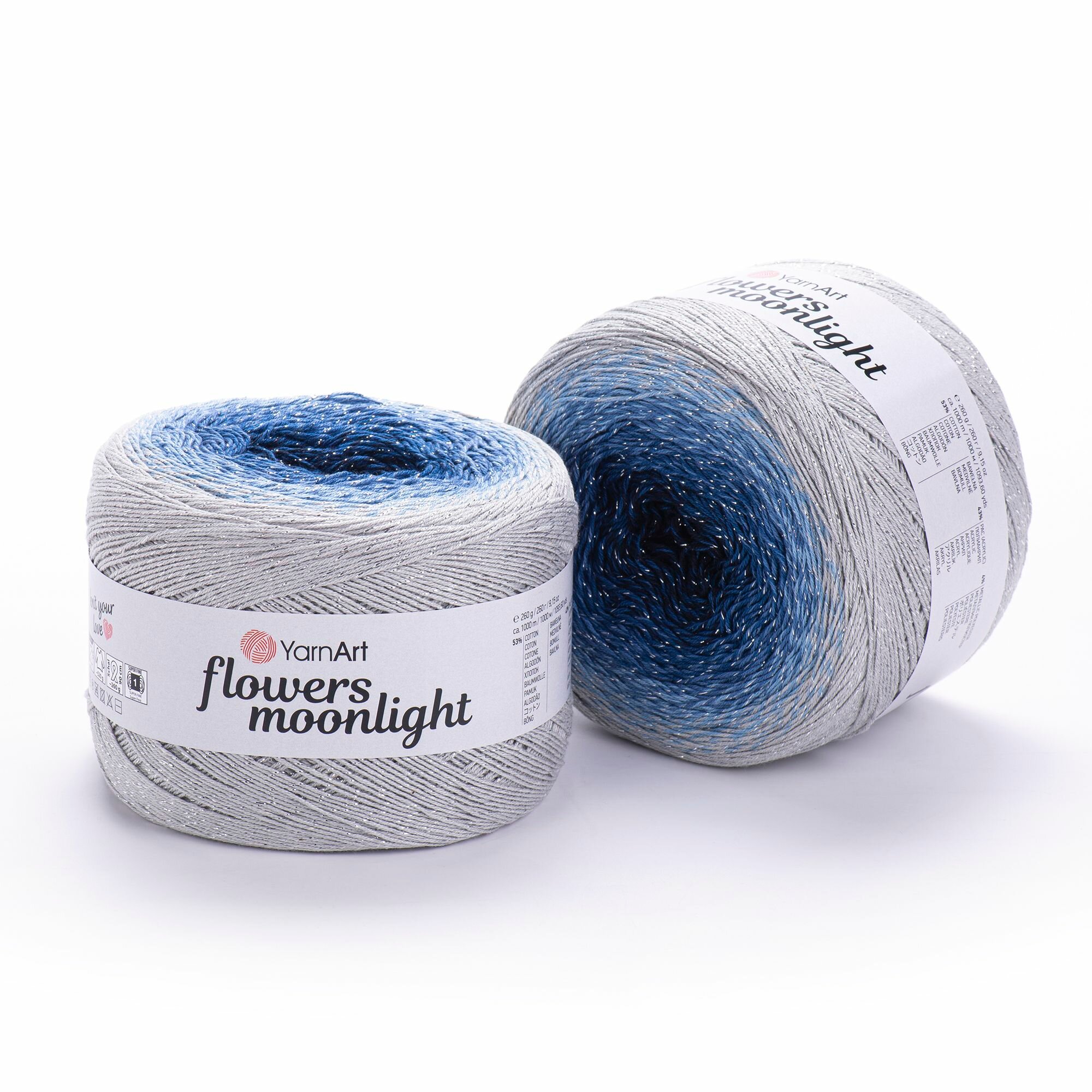 Пряжа YarnArt Flowers Moonlight 3271 (1 моток по 260г/1000м)