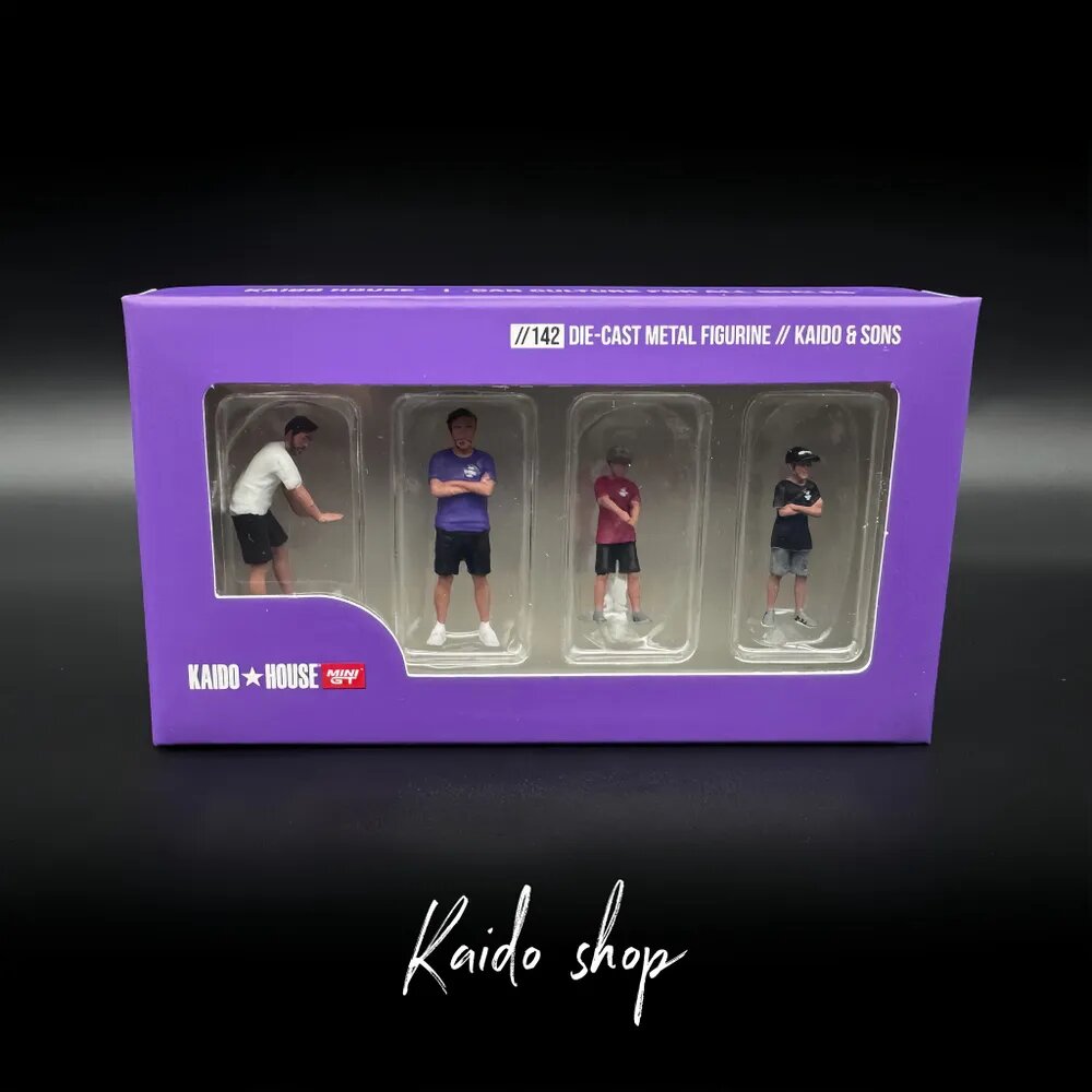 Машинка KAIDOHOUSE x MINI GT KHMG142 Фигурка Figurine: Kaido & Sons V2