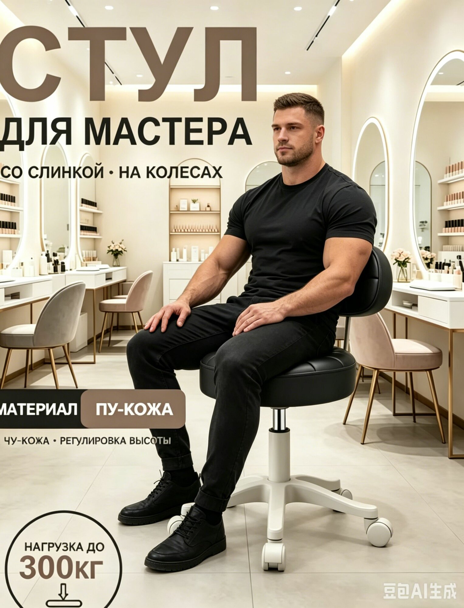 Стул мастера, Чёрное черный стул черный