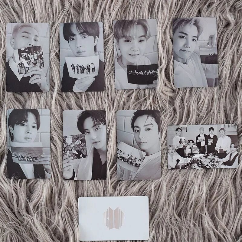Kpop BTS карта, альбом PROOF та же фотокарточка, набор из 8 карточек