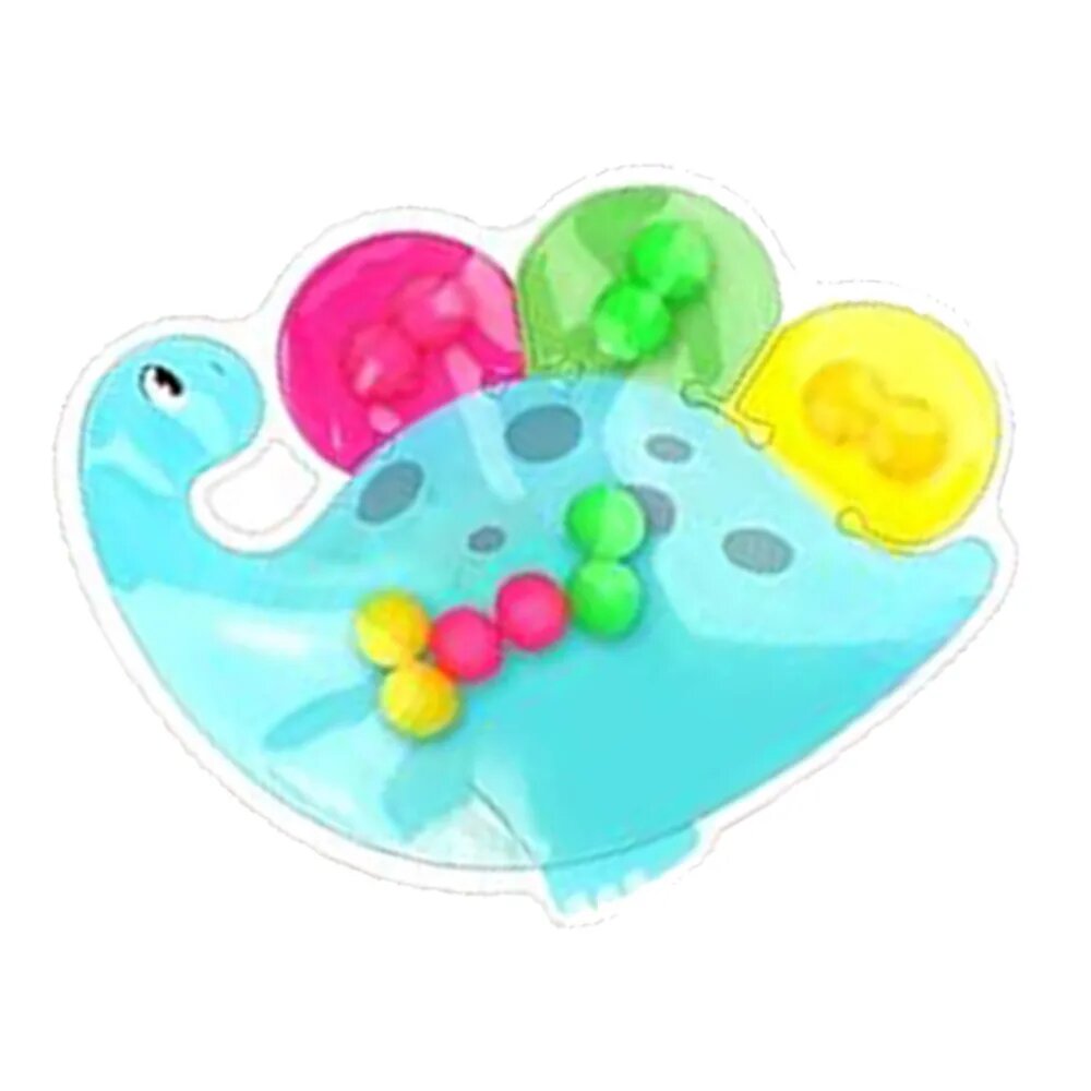 Игра для развития эмоций и сортировки цветов - Динозавр