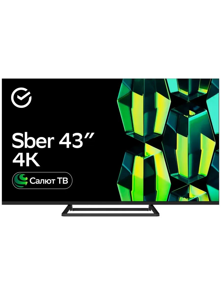 ЖК-телевизор Sber SDX-43U5500DBA черный