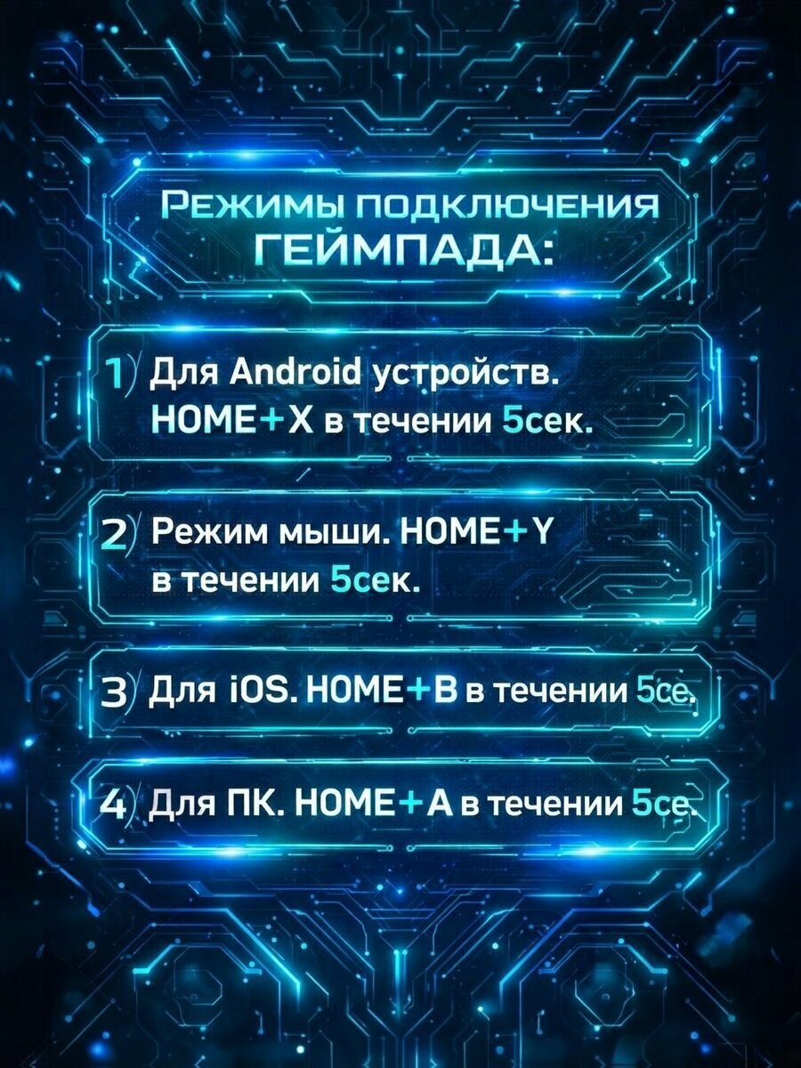 Геймпад, Bluetooth, черный — фото 1