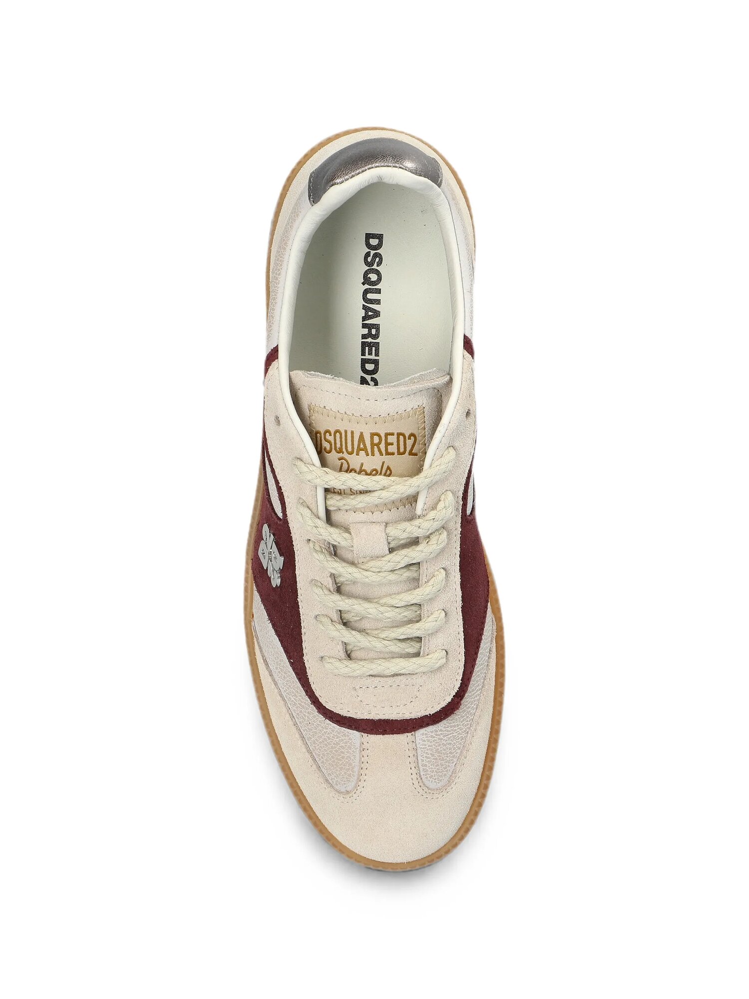 Кроссовки DSQUARED2 Logo-plaque panelled sneakers, размер 36-37, разноцветный — фото 1