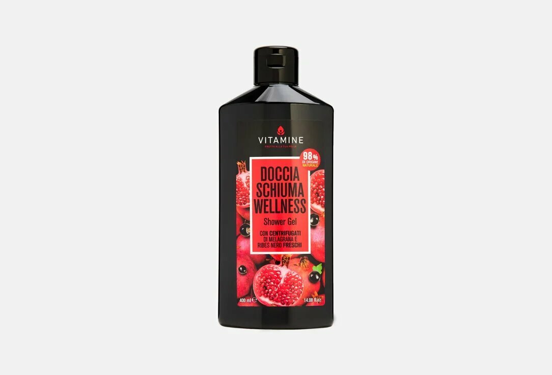 L'ERBORISTICA Vitamine-welness Pomegranate and Black currant Гель для душа 400 мл