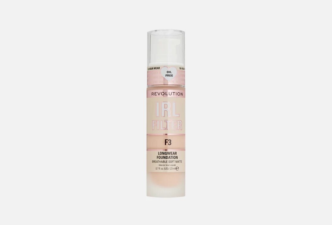 MakeUp Revolution IRL Filter Longwear тональная основа 23 мл F3