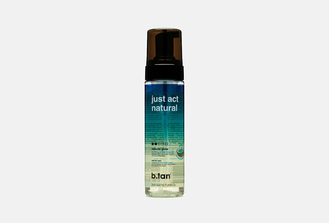 B.tan Just act natural self tan mousse Пенка-автозагар для тела 200 мл