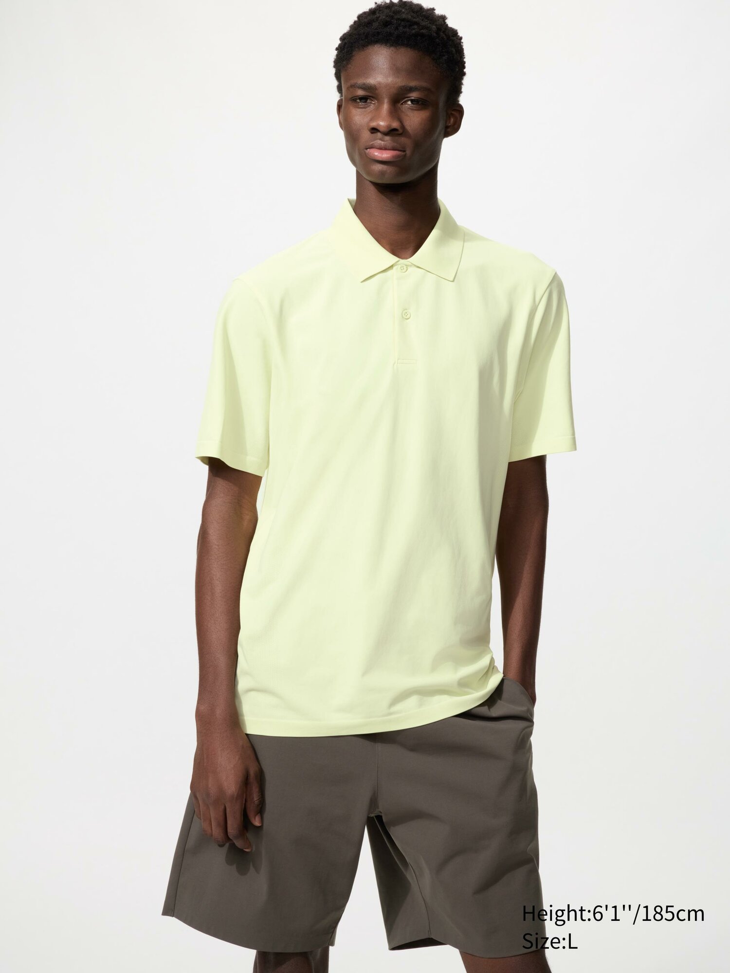 Рубашка Uniqlo DRY-EX, размер 3XL, green — фото 1