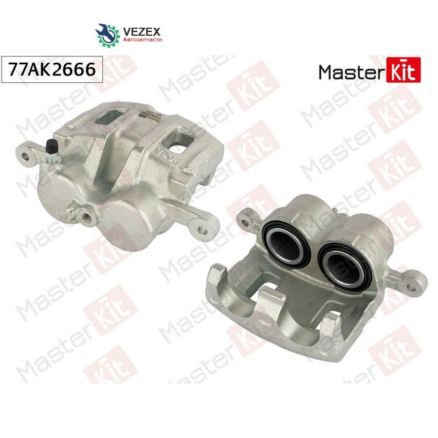 MASTERKIT 77AK2666 Тормозной суппорт перед. прав. Hyundai TERRACAN (HP) 2001 - 2008 77AK2666