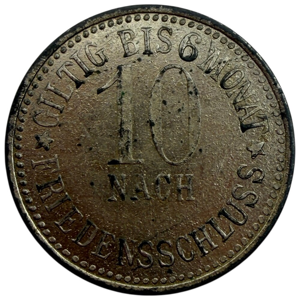 Германия, Германская империя, Гармиш 10 пфеннигов 1917 г.